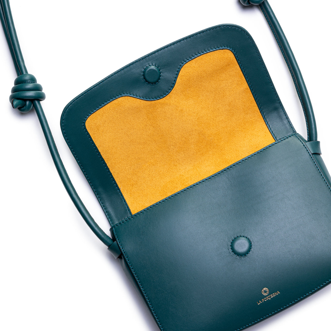 Lucía Petroleo Handbag by La Portegna